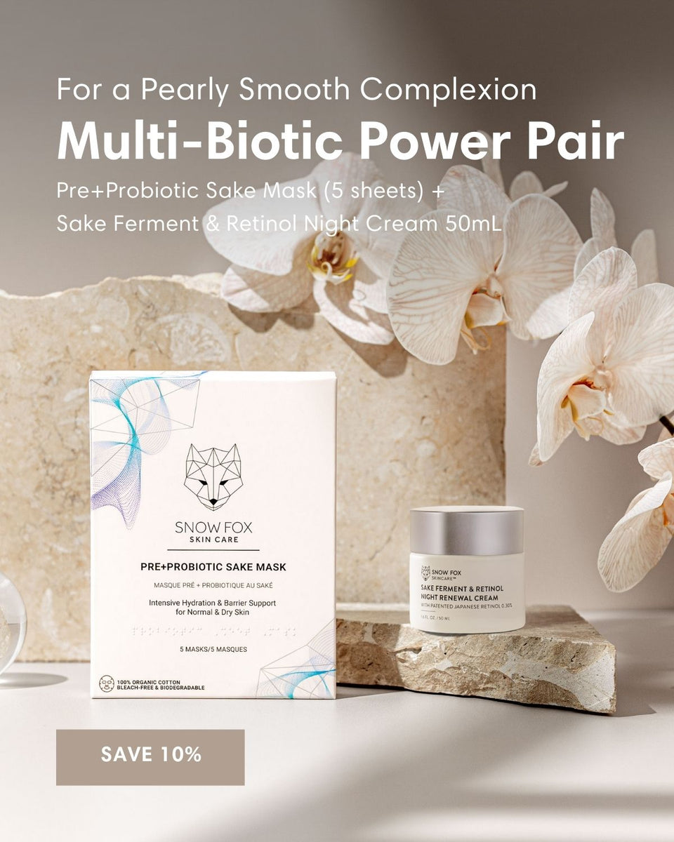 Pre+Probiotic Sake Mask – Snow Fox Skincare